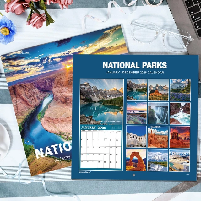 2026 CALENDAR - JAN 2026 - DEC 2026, 2026 12 inch x 12 inch ...