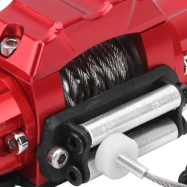 ALUMINIUMLEGIERUNGSWINDE MIT DUALMOTOR Universal Für SCX10/TRX4 1/10 RC ...