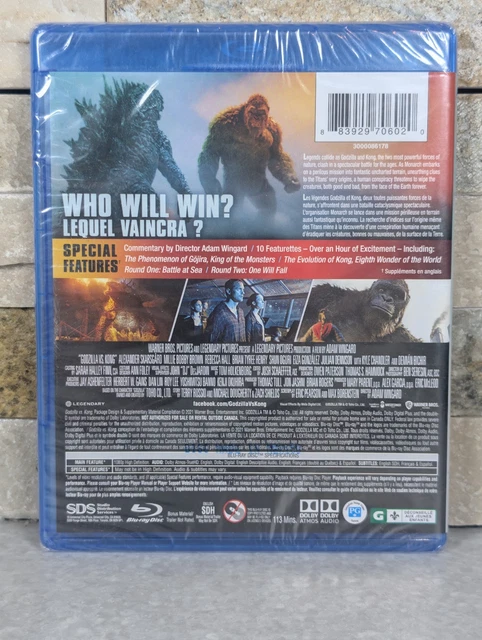 GODZILLA VS. KONG (Blu-ray, 2021) NEW SEALED $15.00 - PicClick CA