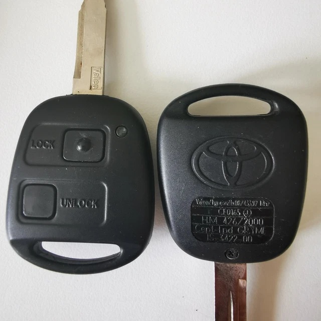 GENUINE OEM TOYOTA Valeo ValTX08 2 Button Remote Alarm Fob, Tested #1 £ ...