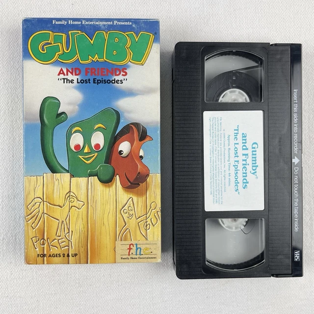 GUMBY AND FRIENDS: The Lost Episodes ( VHS, 1989) Good Cartoon £9.62 ...