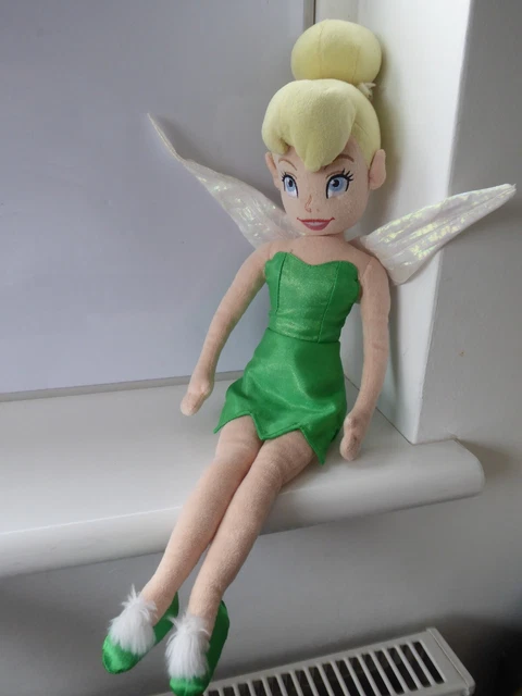 EXCLUSIVE DISNEY STORE Peter Pan TINKERBELL Princess Fairy Plush Doll ...
