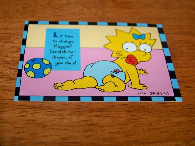 LES SIMPSONS MAGGIE Simpson 1994 Skybox Odor-O-Rama #5 EUR 2,16 ...