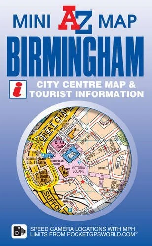 BIRMINGHAM MINI MAP by Geographers A-Z Map Co Ltd Book The Cheap Fast ...