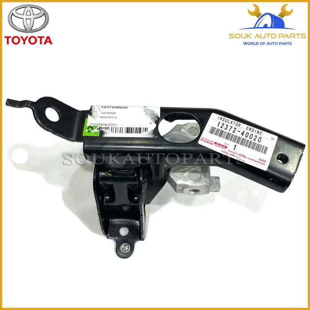 12372-40020 GENUINE TOYOTA INSULATOR, ENGINE MOUNTING, LH(FOR ...