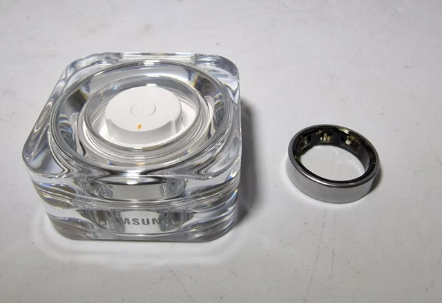 (FAULTY) SAMSUNG GALAXY Ring (SM-Q500), Size 10, Titanium Silver £60.00 ...