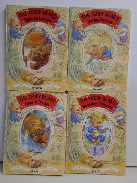 4 X BOARD Book Bundle The Teddy Bears Adventure Books Tormont EUR 19,05 ...