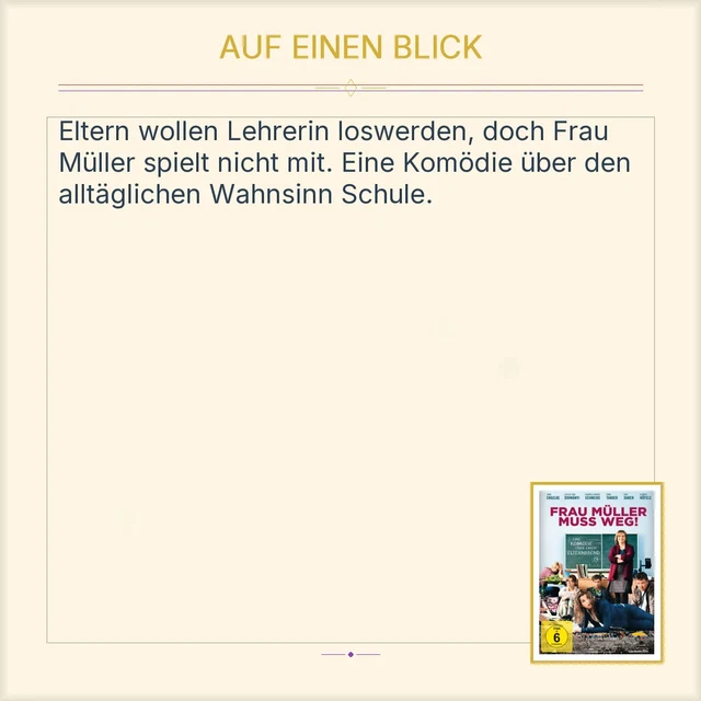 FRAU MÜLLER MUSS weg! DVD Komödie Anke Engelke Sönke Wortmann ...