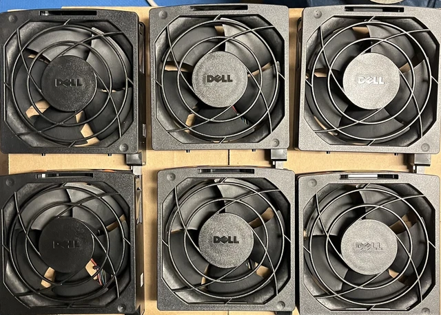 NIDEC 12 VOLT Computer Cooling Fan V12E12BS2B5-07A021 Dell Servers Lot ...