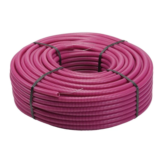 TUBO CORRUGATO DA 25Mm Flessibile Flex Pvc Impianto Elettrico Viola 50Mt EUR 46,99 - PicClick IT