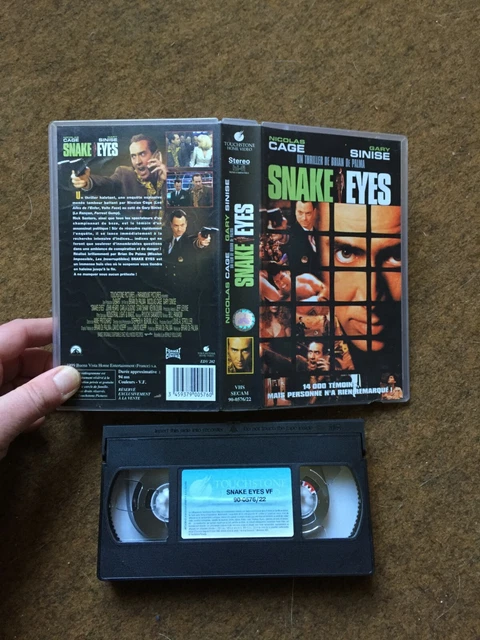 CASSETTE VIDEO VHS CINEMA snake eyes nicolas cage gary sinise 0 £3.52 ...