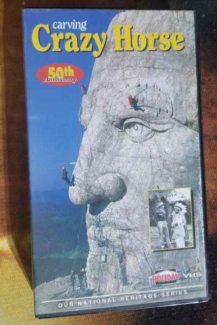 VHS - CARVING CRAZY HORSE 50th Anniversary Documentary - Holiday Video ...