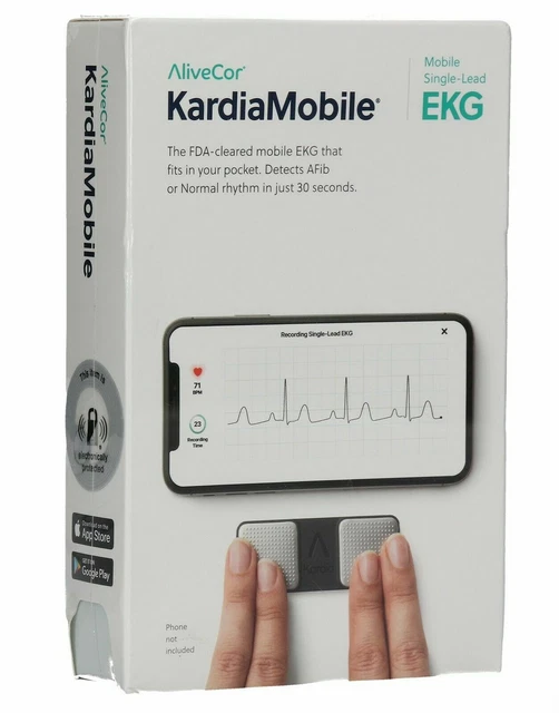 ALIVECOR - KARDIAMOBILE Personal EKG Monitor ~ NEW ~ EUR 49,17 ...