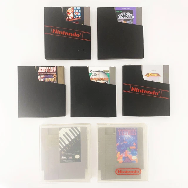 NINTENDO NES GAMES Lot 7 Bundle Tested w/Sleeves + Manual Mario Tetris ...