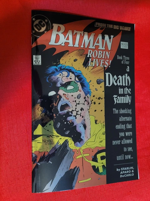BATMAN #428 ROBIN Lives ! Édition fac-similé ! CVR B Foil REPRINT, 2023 ...