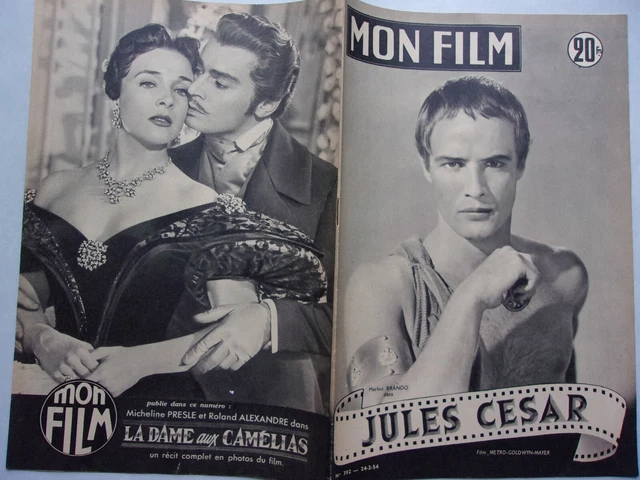 MON FILM & Jules César " Marlon Brando-James Mason-Greer Garson ...