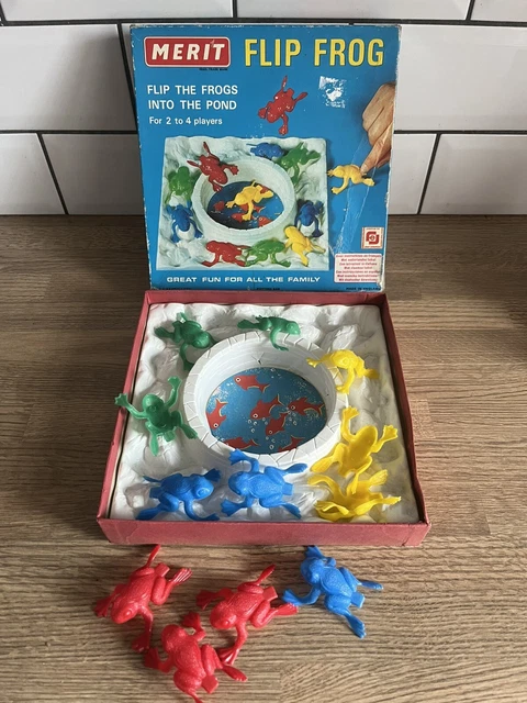 VINTAGE MERIT FLIP FROG Game 100% Complete 1970s £10.00 - PicClick UK