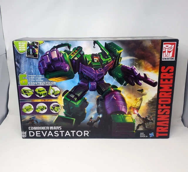 HASBRO TRANSFORMERS DEVASTATOR Combiner Wars Action Figure Set 18 ...