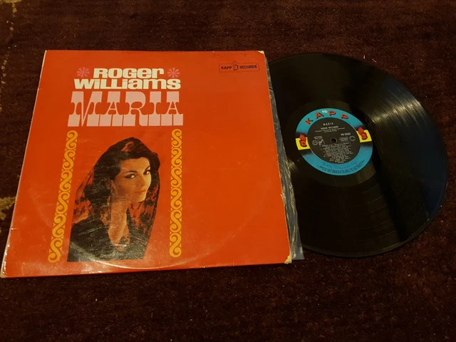 ROGER WILLIAMS MARIA Kapp Records Lp Record Australian Press Pk-6000 $19.50 - PicClick AU