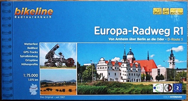 BIKELINE RADTOURENBUCH &EUROPA-RADWEG R1", gebraucht, sehr guter Zustand EUR 4,50 - PicClick DE