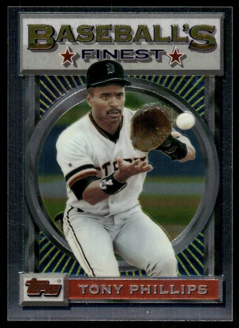 TONY PHILLIPS DETROIT Tigers #75 1993 Meilleure carte de baseball EUR 1 ...