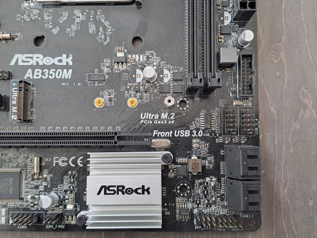 **READ** ASROCK AB350M Micro-ATX AM4 Motherboard For Ryzen £19.99 ...