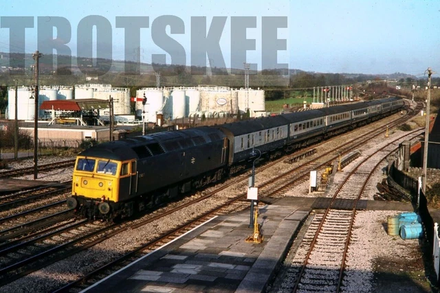 35MM SLIDE BR British Railways Diesel Loco Class 47 47487 1983 Original ...