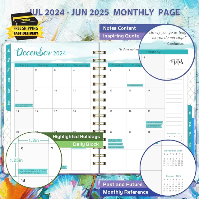 PLANNER 2024-2025 - LUGLIO 2024 - GIUGNO 2025, 2024-2025 Academic ...