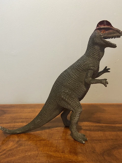 VINTAGE IMPERIAL TOY Dinosaur Plastic Dilophosaurus T-Rex Relative ...