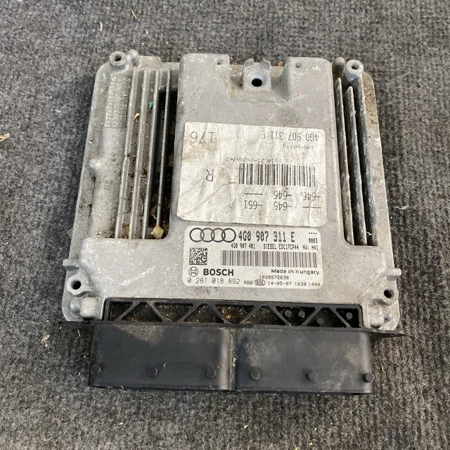 AUDI A7 3.0 DIESEL ENGINE CONTROL UNIT ECU 4G0907311E 0281018892 #1h £ ...
