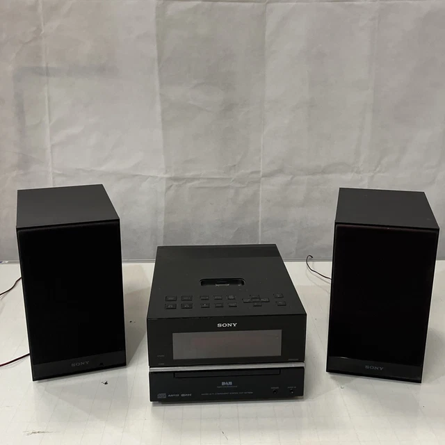 SONY HCD-BX70DBI CD Player iPod Dock & Sony SS-CBX20 Speaker Pair ...