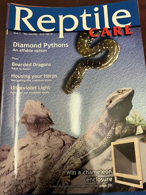 MAGAZINE - REPTILE Care Issue 11 Herpetology Diamond Pythons £2.99 ...