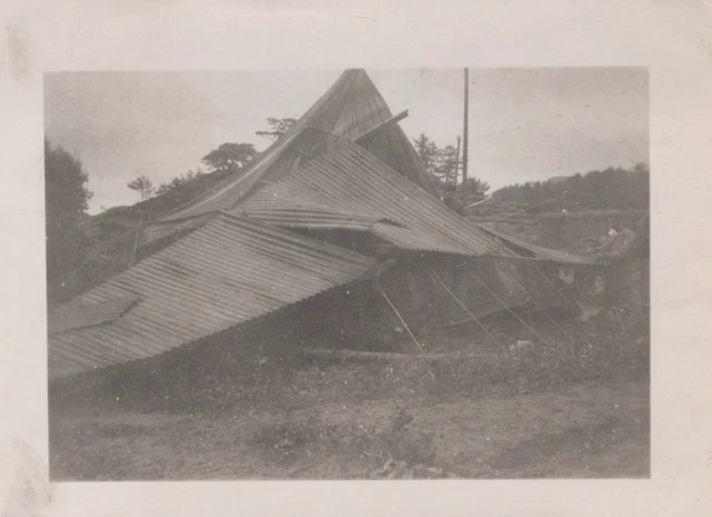 WW2 125TH RIC 1945 Typhoon Okinawa Damage 1945 Vintage Original Photo £ ...