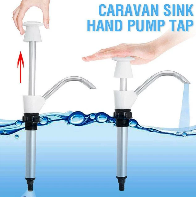 CARAVAN SINK WATER Hand Pump Tap Camping Trailer Motorhome Rv 4wd ...