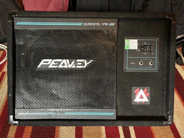 PEAVEY EUROSYS 1PM Powered Stage Monitor Active Speaker Pa Wedge £95.00 ...