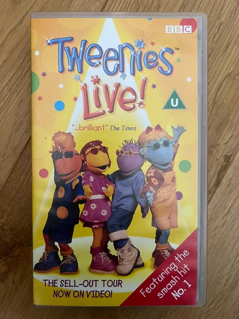 TWEENIES LIVE! VHS Video Tape TV Kids Children's BBC 2001 $20.00 ...