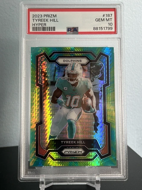 86258749 TYREEK HILL 2023 Panini Prizm Hyper Prizm Parallelo #110/175 ...
