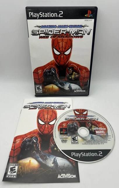 Spider Man Web Of Shadows Playstation 2 Ps2 Game Wmanual Tested 2369 Picclick Ca