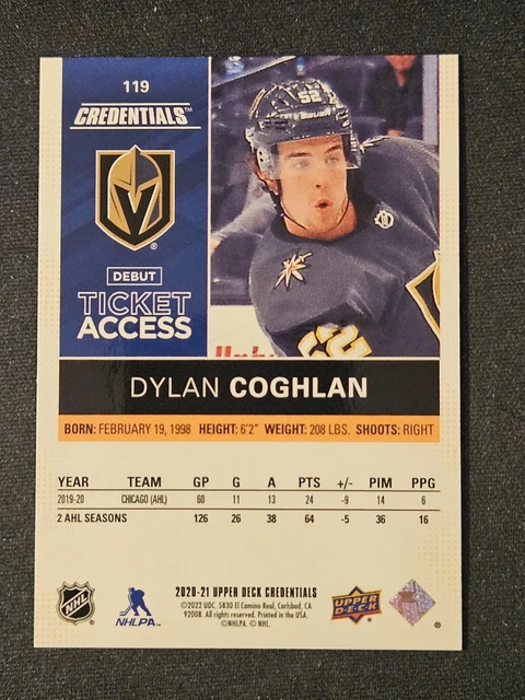 20-21 CREDENTIALS DYLAN Coghlan Debut Ticket Access 🚨🚨🚨 Orange Variant ...