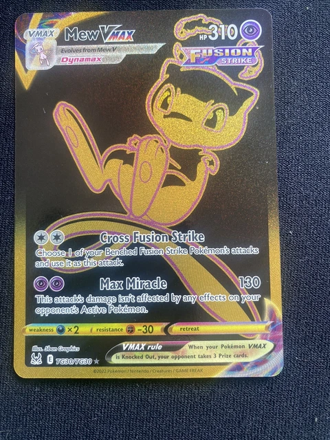 MEW VMAX TG30/TG30 Ultra Holo Rare Lost Origin Pokemon Card £6.50 ...