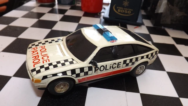 SCALEXTRIC ROVER SD1 POLICE Car With Working Roof Light & New Rear ...