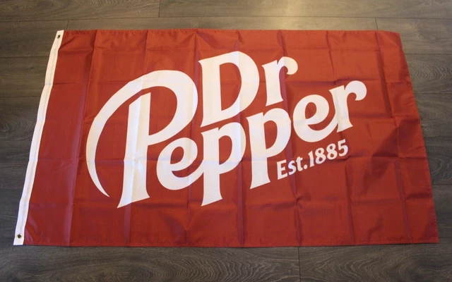 DR. PEPPER BANNER Flag Dr Logo Soft Drinks Soda Cola Garage Man Cave £ ...