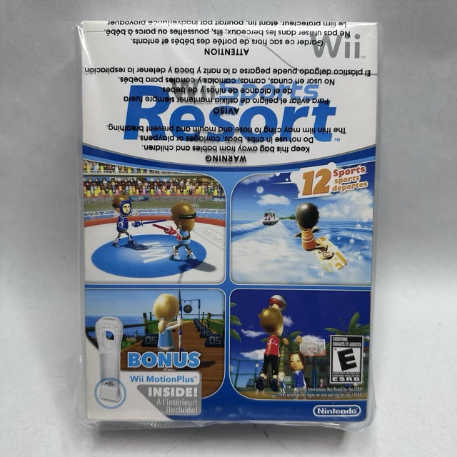 WII SPORTS RESORT Wii Big Box w/ Motion Plus BRAND NEW SEALED $69.99 ...