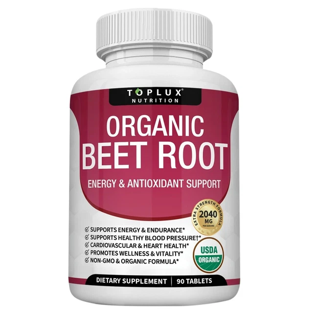 BEET ROOT CAPSULES 2040 Mg Organic Beetroot Powder Extract + Black ...