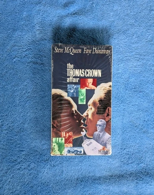 THE THOMAS CROWN AFFAIR VHS Tape 1968 Crime Thriller Steve McQueen NEW ...