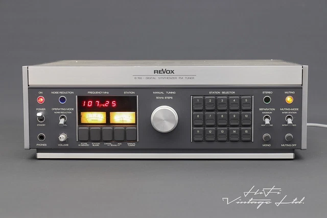 REVOX B760 DIGITAL Synthesizer Stereo FM Tuner HiFi Vintage (1) £940.00 - PicClick UK