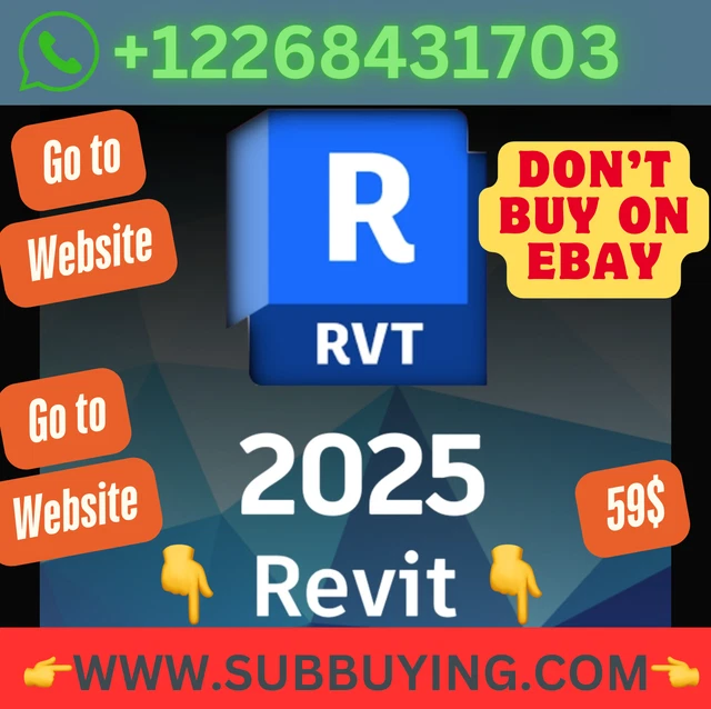 AUTODESK REVIT SOFTWARE 2025 License🔥READ DESCRIPTION 🔴LIMITED QUANTITY ...