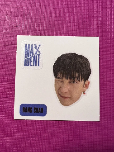 STRAY KIDS MAXIDENT Album Official Sticker Set - BANG CHAN $4.00 ...