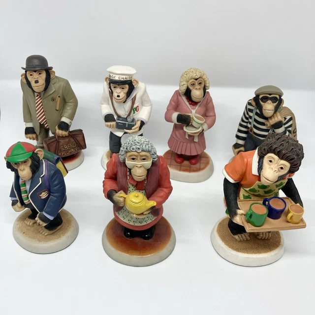 ROBERT HARROP PG Tips Chimps Figurines PG017 PG009 PG001 PG004 PG011 ...