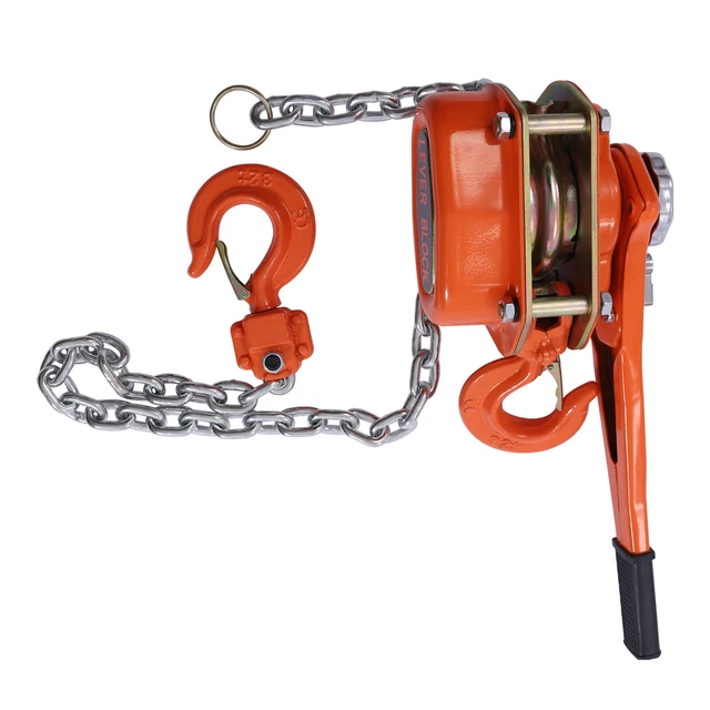 3 TON LEVER Block Chain Hoist Ratchet Type Come Along Puller, 5FT Chain ...